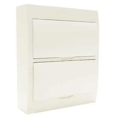 24 Way Switchboard Enclosure With Busbar - Surface Mount - Trade Depot