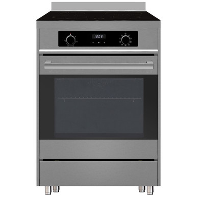 Freestanding Oven with Induction Cooktop Stainless Steel - 60cm - Trade ...
