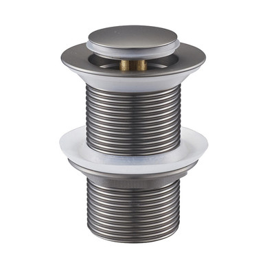 32mm Pop-up Waste Without Overflow - Brushed Gunmetal - Trade Depot