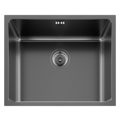 Single Bowl Sink Insert Gunmetal - 440mm - Trade Depot