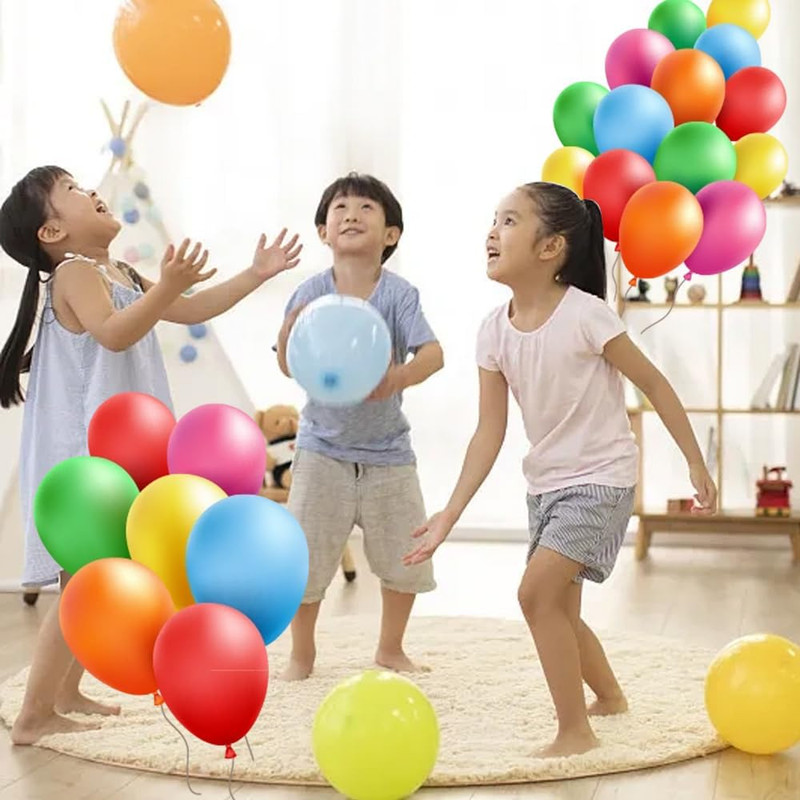 Ram® Rainbow Balloons 50 Pack 10 Inch Latex Multicoloured Assorted ...