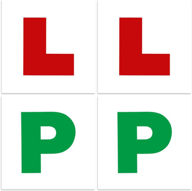 Ram® Fully Magnetic L & P Driving License Plates Learning Pass Plates ...