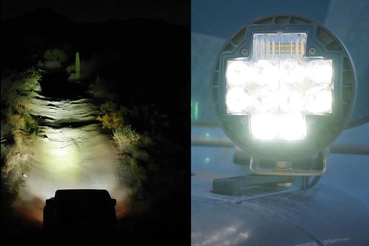 ARB 4x4 Accessories NACHO TM5 LED Auxiliary Light Combo White Set TM512 ...