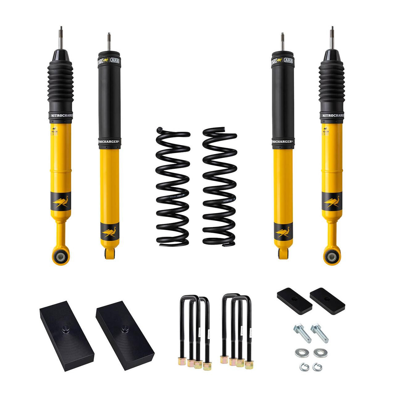 ARB 4x4 Accessories Nitro Plus Kit FR 2 in/220-330 lb, RR 1.25 in/0 lb ...