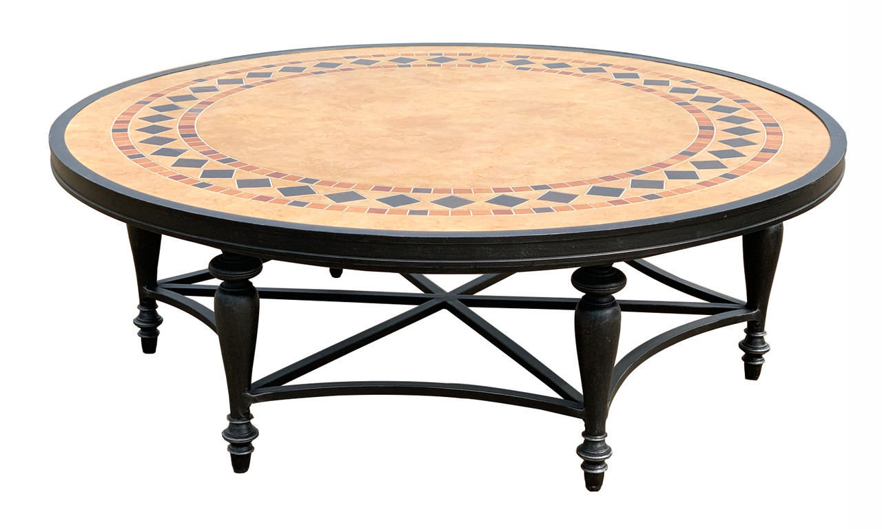 Astoria Round Tile Outdoor Coffee Table - World of Decor