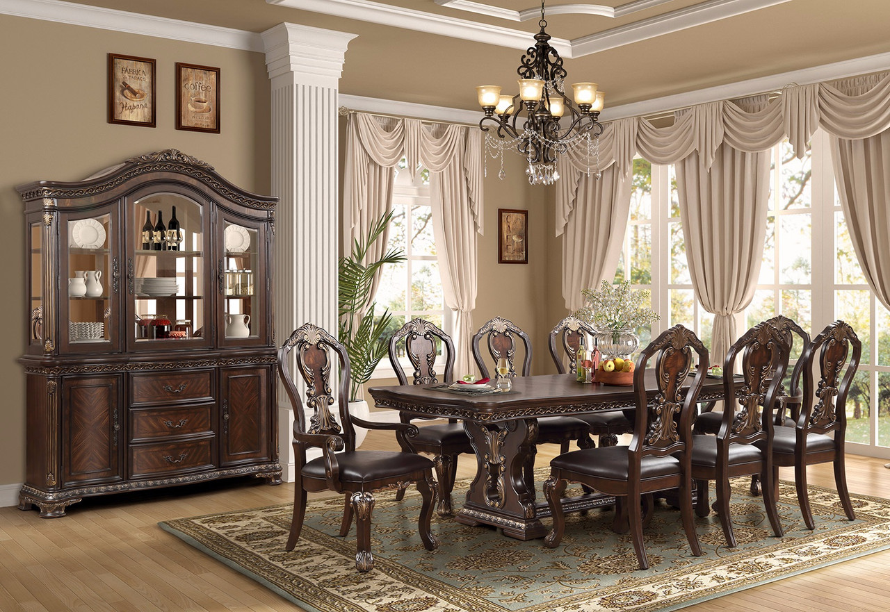 King Arthur Dining Table Set of 9 (KIT) - World of Decor
