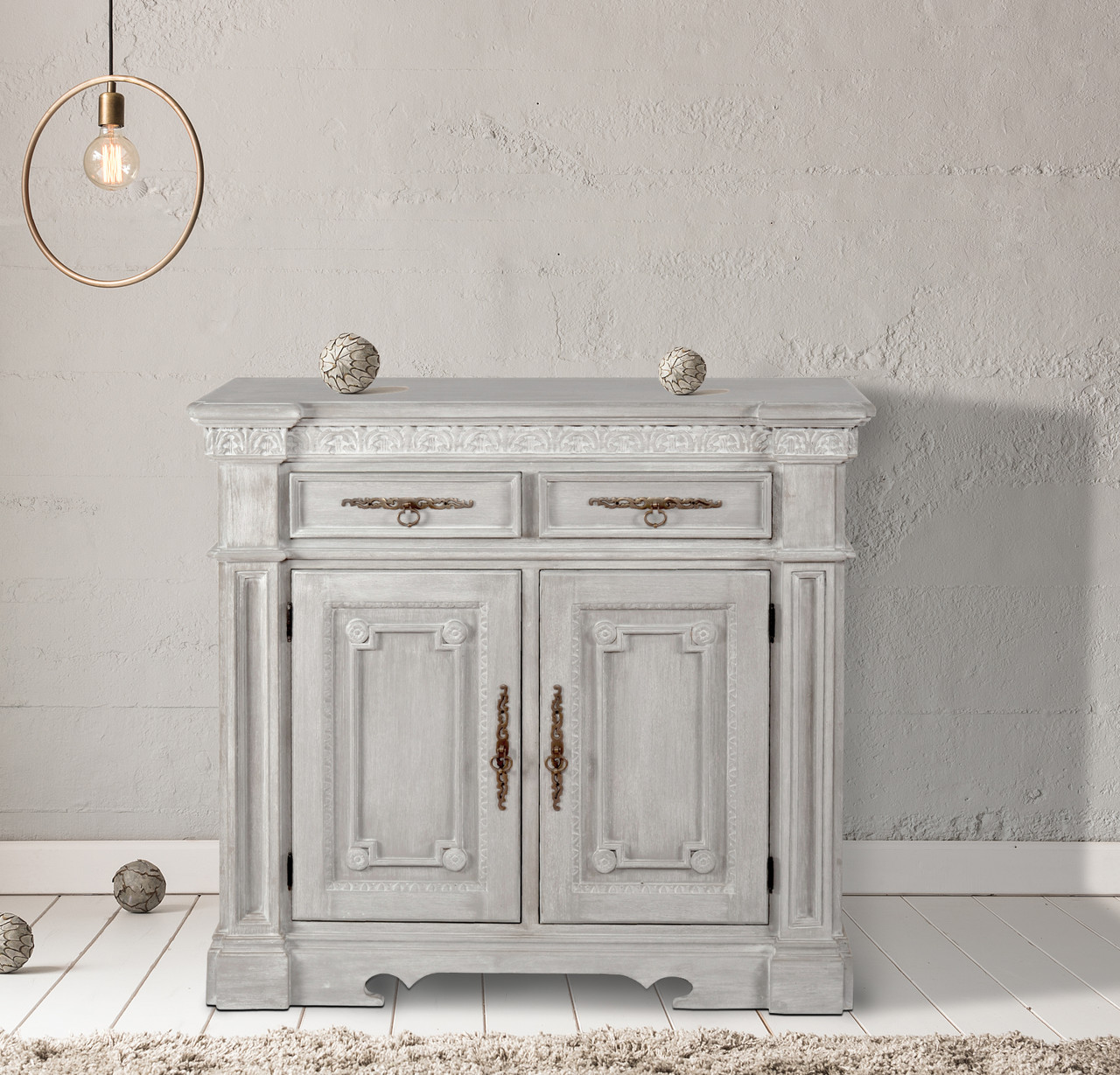 Mystique Gray Bridgeport Chest - World of Decor