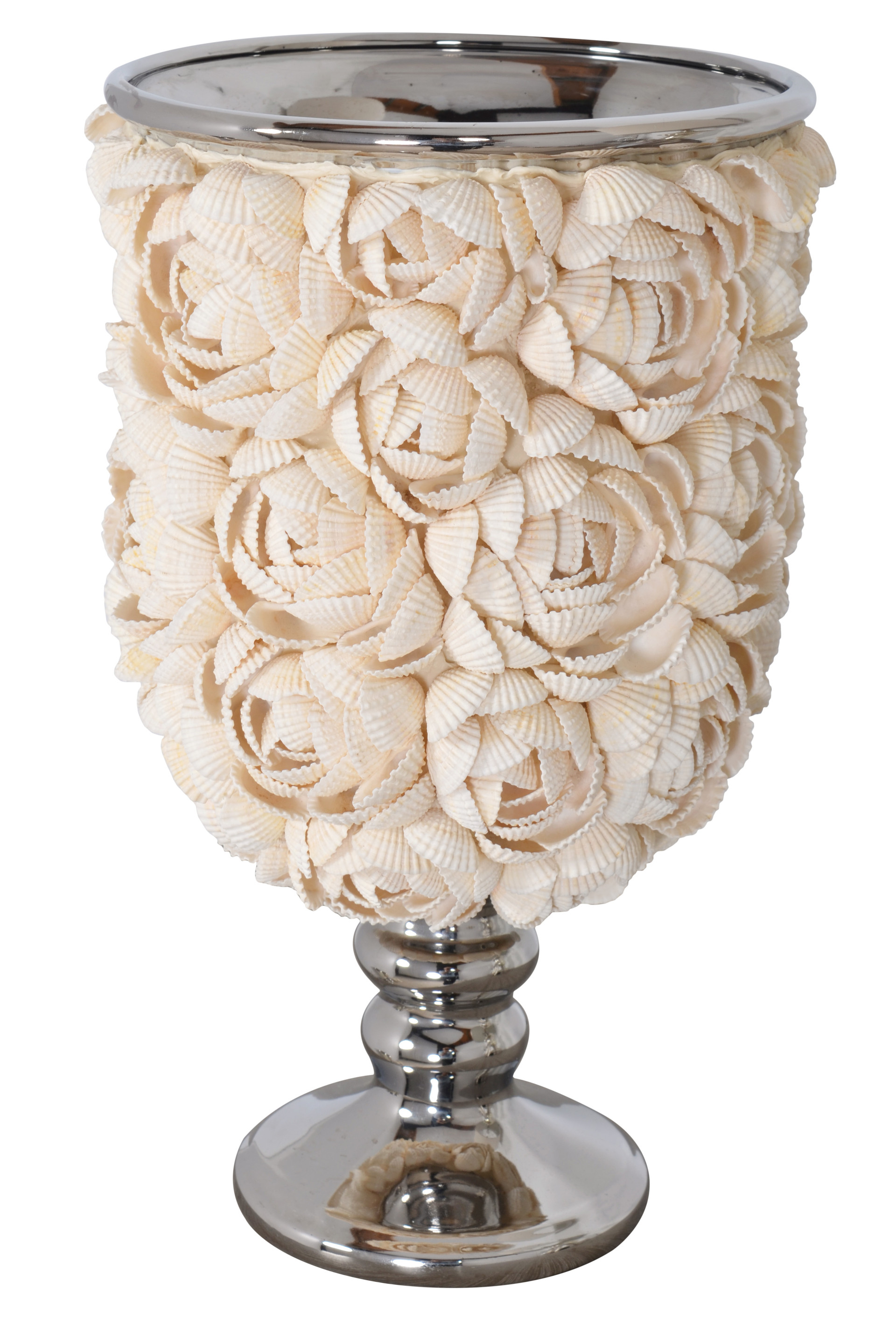 Amazing Shell Vase 16.5 Inches Tall - World of Decor