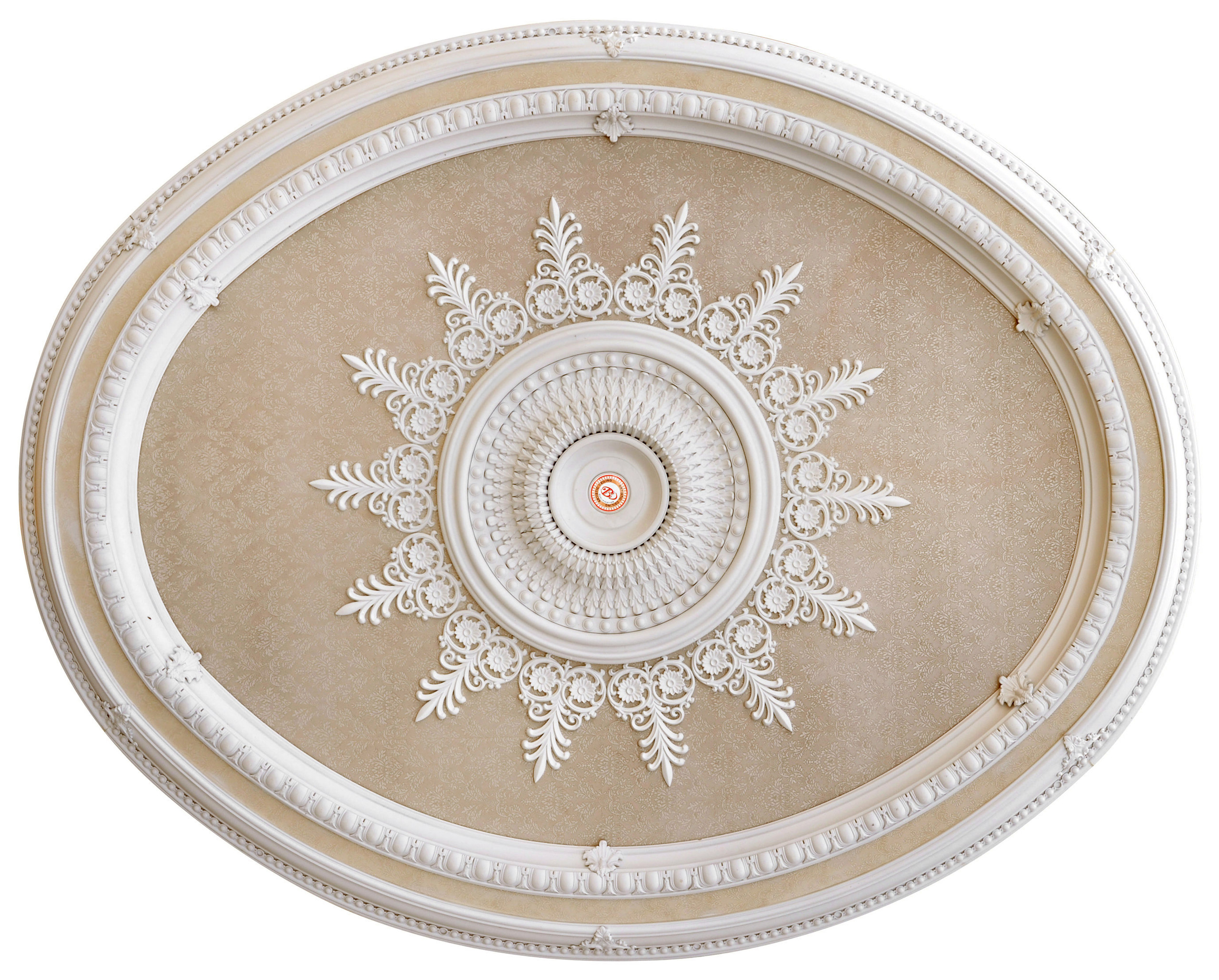Blanco Oval Chandelier Ceiling Medallion 79 inches - World of Decor