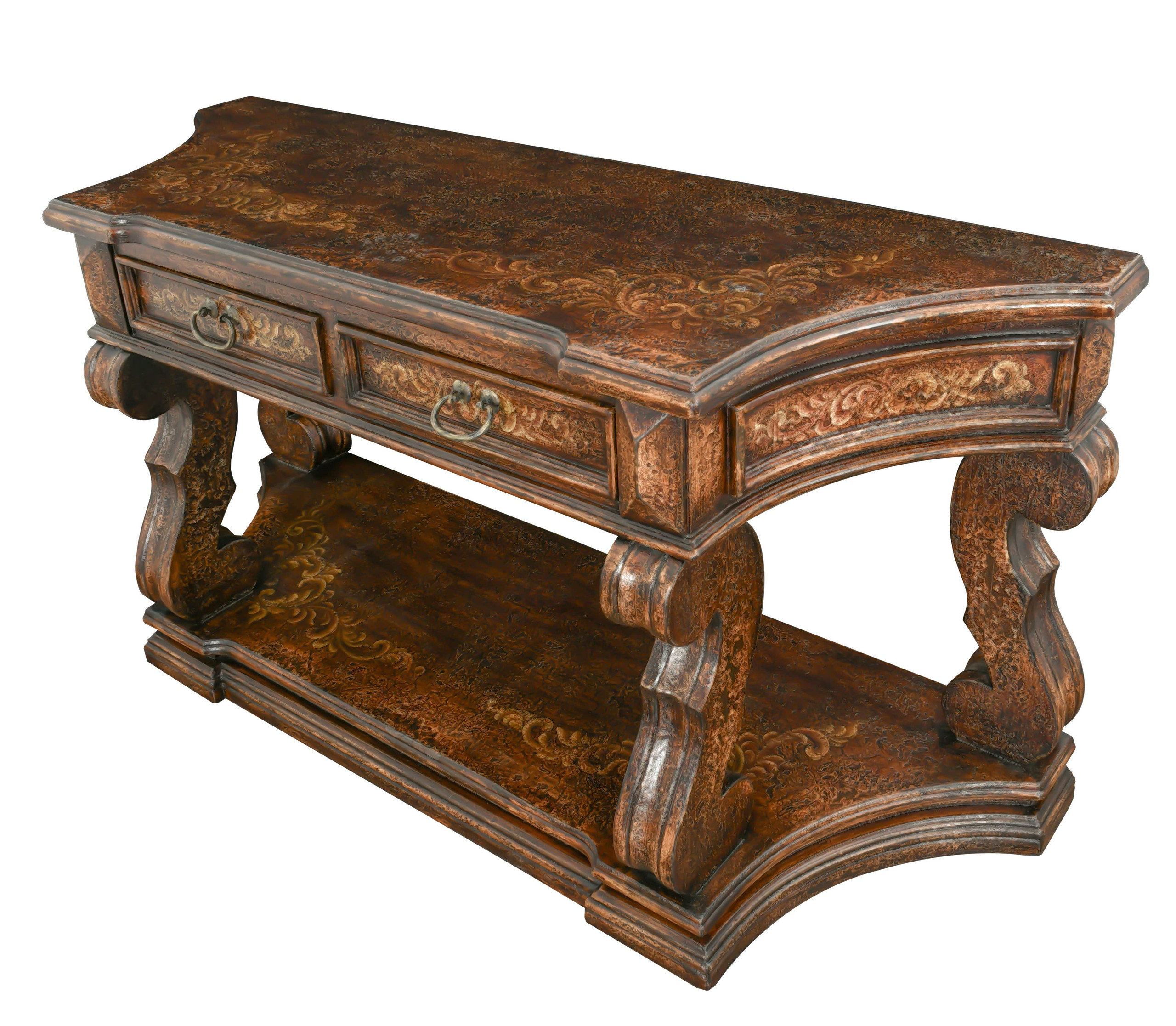 Inca Grand Console Table - World of Decor