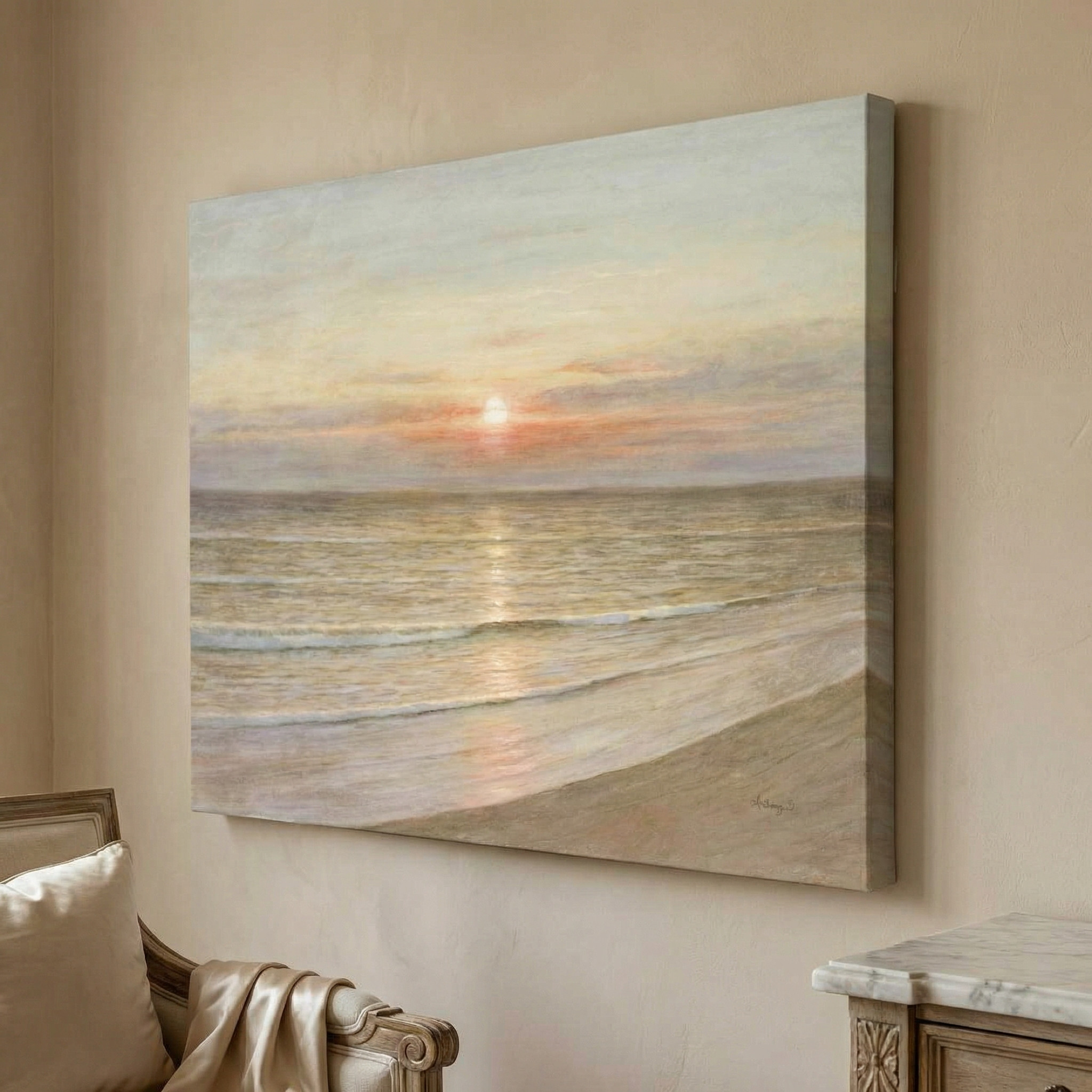 Beach Sunset Gallery Wrap - World of Decor