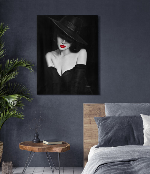 Red Lips II Gallery Wrap - World of Decor