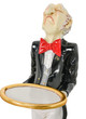 Uppity Connoisseur Butler with Tray 37 Inch Tall - World of Decor