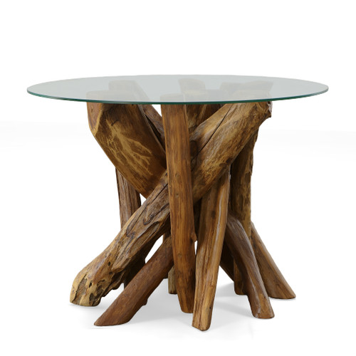 Natural Teak Root Branch End Table - World of Decor