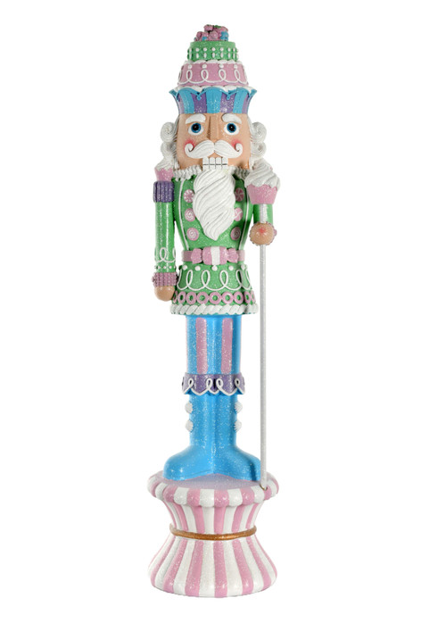 47H Pastel Cupcake Nutcracker - World of Decor