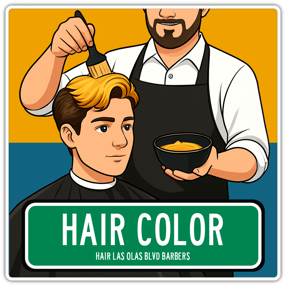 Hair Color - Hair Las Olas Blvd Barbers