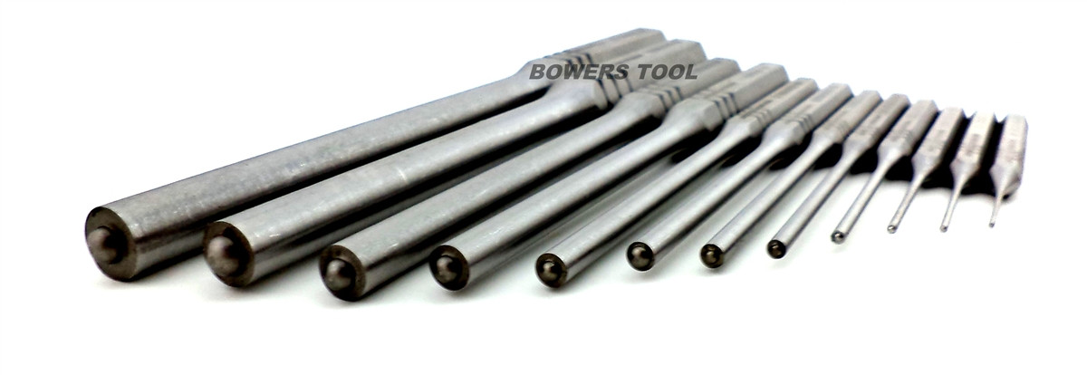 Wilde Tool 12pc Roll Pin Spring Punch Set Made in USA