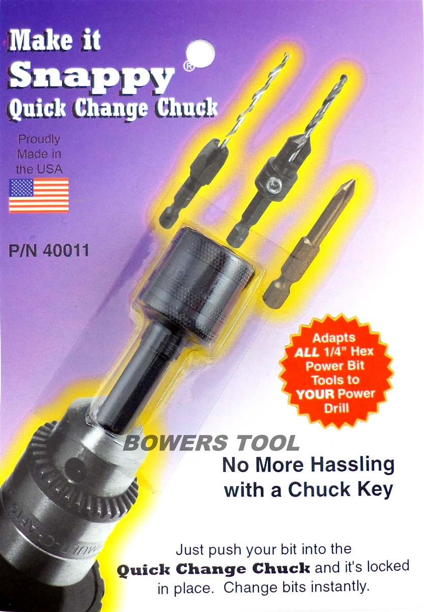Snappy Industrial 1/4" Quick Change Chuck for Impacts & Drills