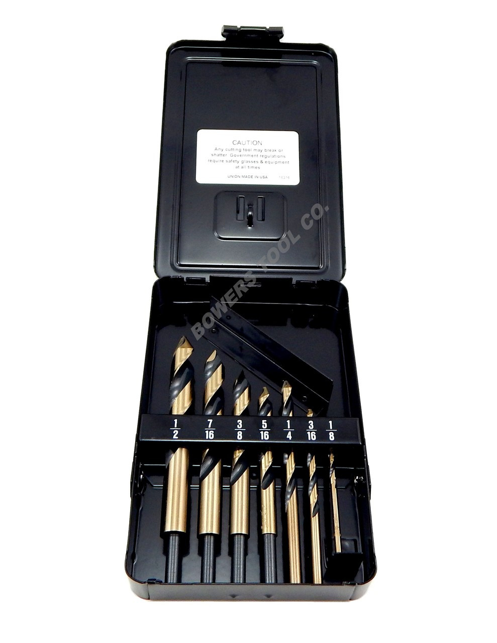 Norseman 7pc Acrylic Plexiglass ABS 60 Deg M7 Drill Bit Set 1/2-1/8 USA ...