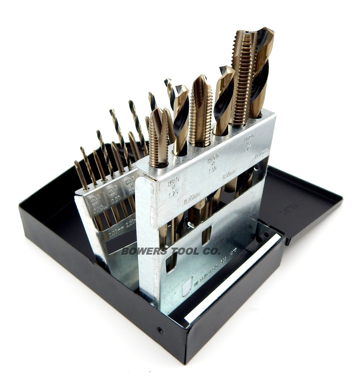 Norseman 18pc Metric Dill & Tap Set Spiral Point w Index MADE IN USA SP ...