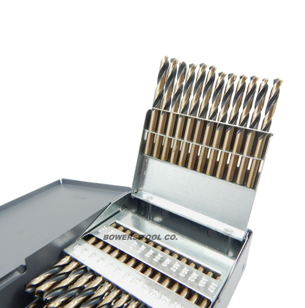 Norseman 60pc NUMBER Drill Bit Set Wire Gauge Stubby Screw Machine ...