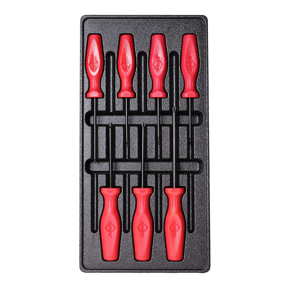 Mayhew 7pc Pro Torx Screwdriver Set 27031T T10-T40 Comfort Grip w Tray ...