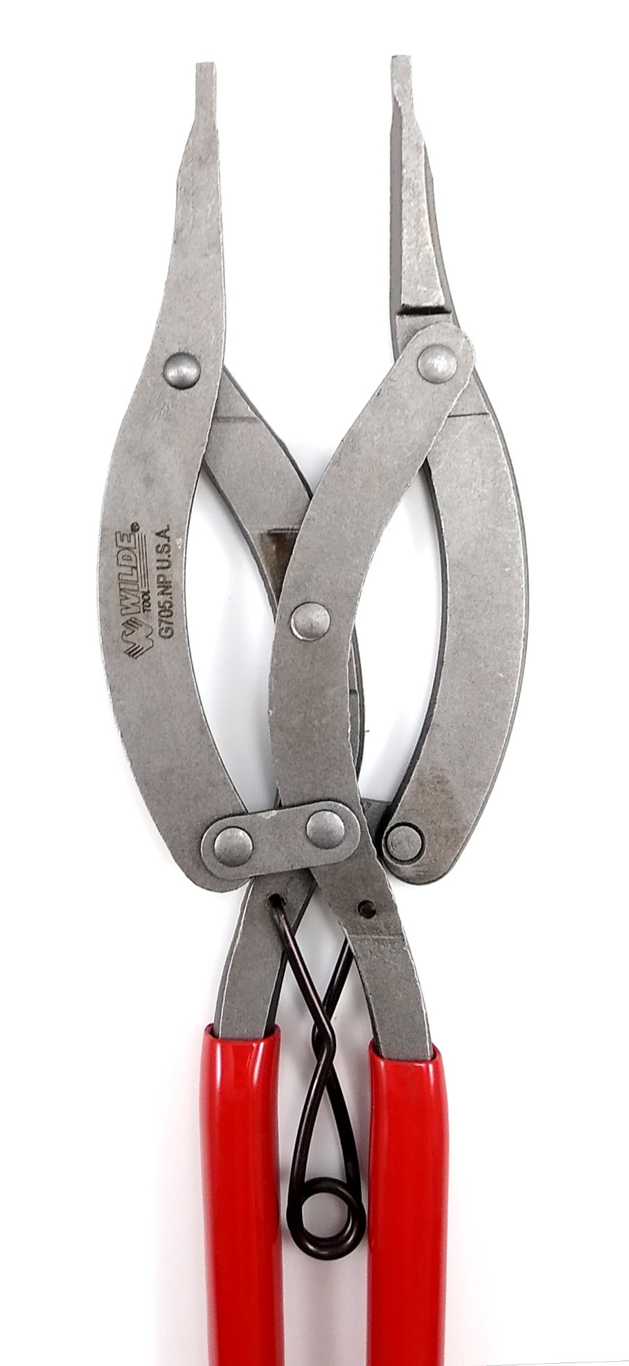 Wilde 10" in. Straight Compound Lock Ring Pliers Snap Retaining MADE IN ...