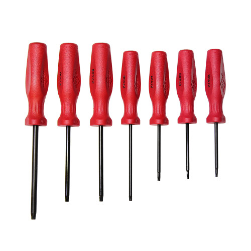 Mayhew 7pc Pro Torx Screwdriver Set 27031T T10-T40 Comfort Grip w Tray ...