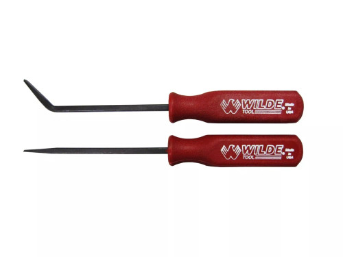 Wilde 2pc Mini Micro Pry Bar Set Curved and Straight HPB2-SQ.B Made in ...