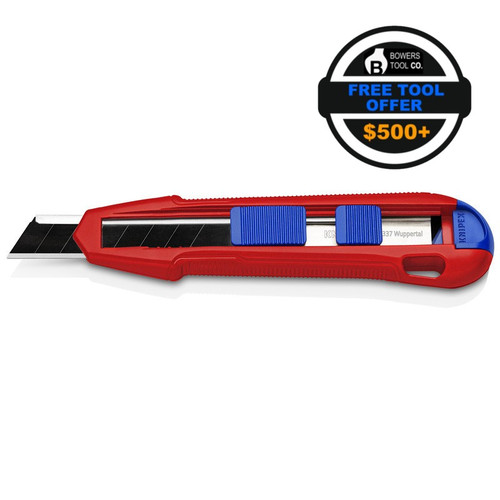 Knipex CutiX Universal Retractable Razor Knife w Stabilisation Bar ...