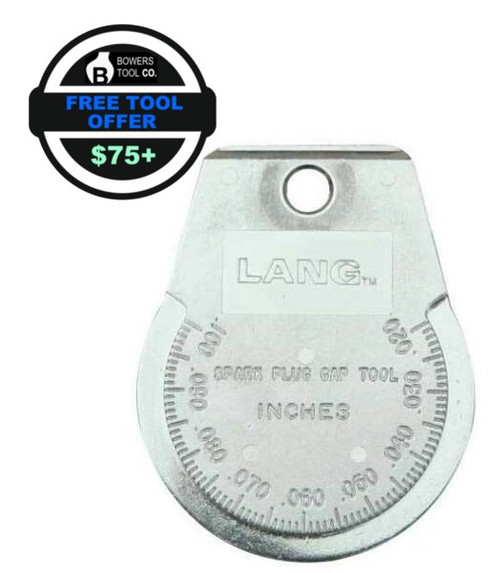 Lang Spark Plug Gap Ramp Gauge .020 to .100 Circular Feeler 712A FTO ...
