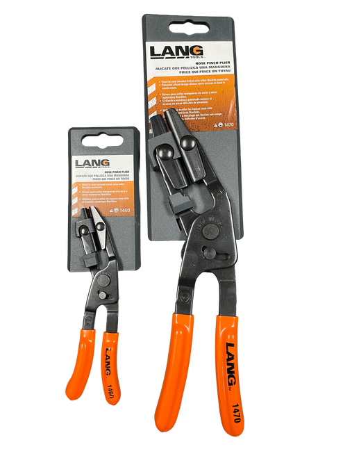 Lang Hose Pinch Plier Set 6" & 10" Offset Self-Locking Small & Medium ...