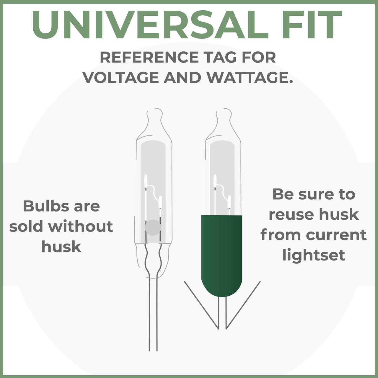 12 Volt Mini Christmas Replacement Bulbs for Incandescent String Lights ...