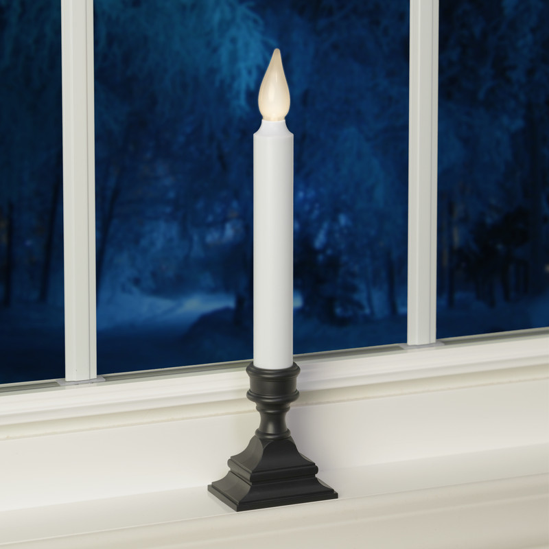 Battery Operated LED Window Candles with Bright Hot Spot, Automatic ...