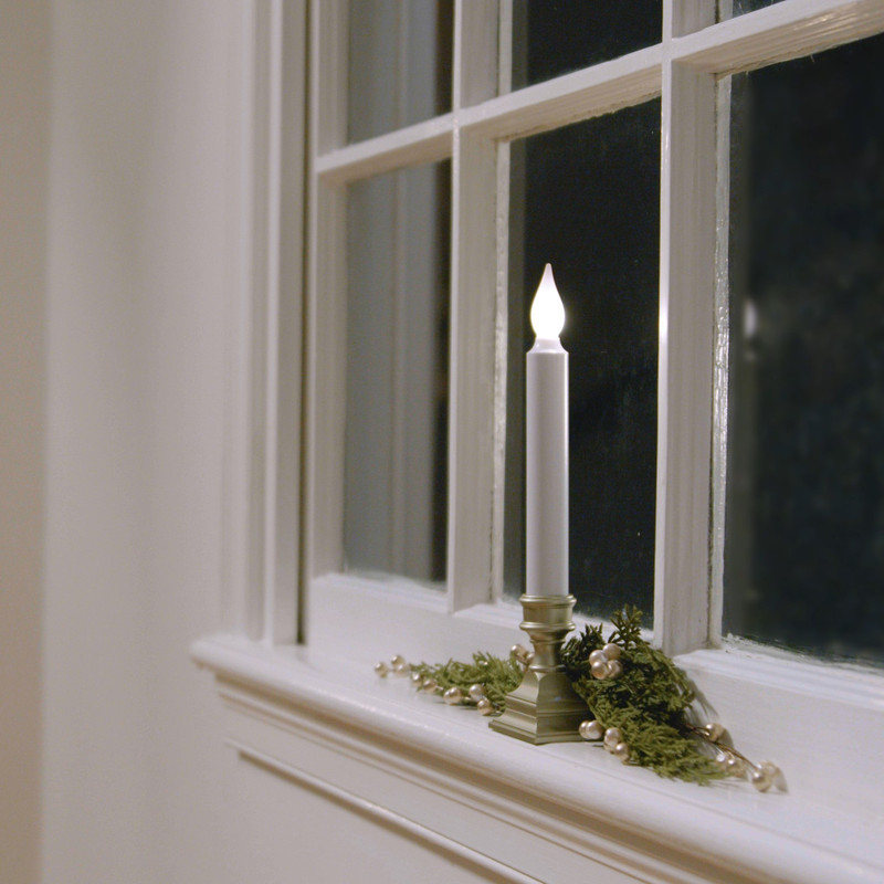 LED Battery Operated Window Candles with Timer & Remote Control | 612 ...