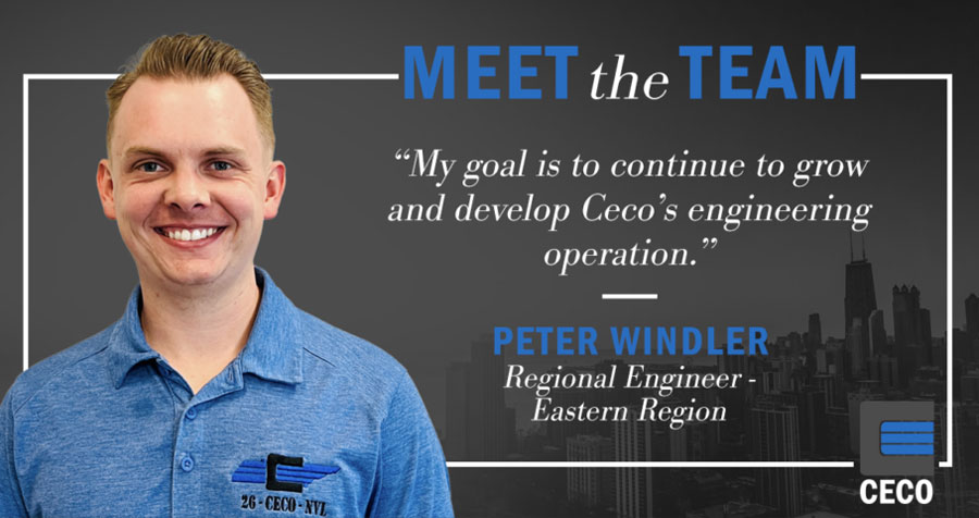 MEET THE TEAM: PETER WINDLER, REGIONAL ENGINEER – EASTERN REGION - Ceco ...