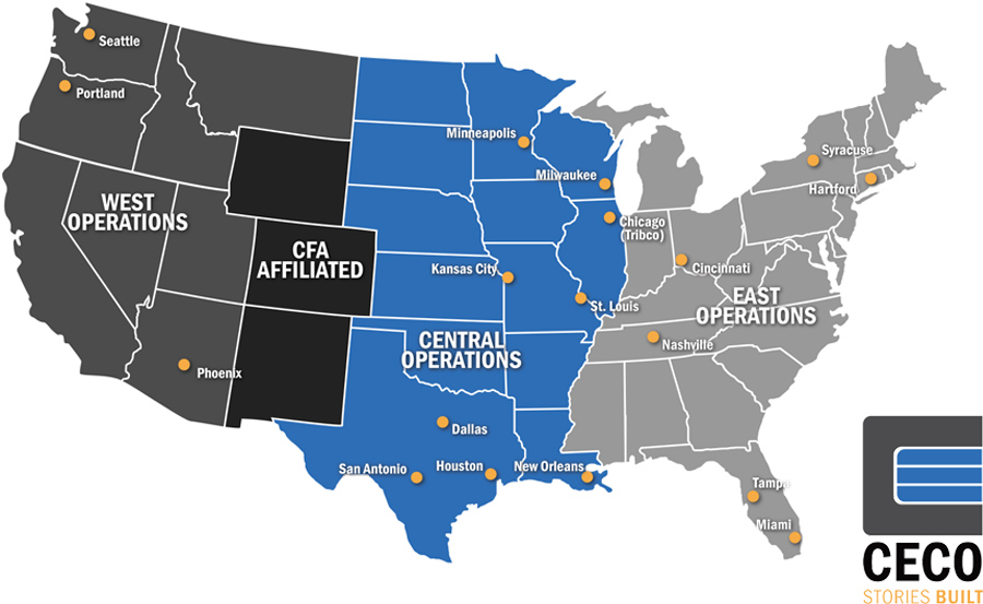 THE CECO ADVANTAGE: NATIONAL PRESENCE, LOCAL ROOTS - Ceco Concrete ...