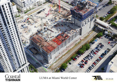 Concrete Frame LUMA at Miami Worldcenter | Ceco Concrete Construction