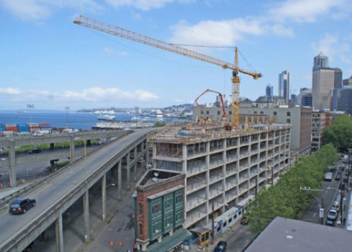 Formwork Starbucks Office Building - Ceco Concrete Construction