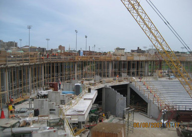 Concrete Formwork Chaifetz Arena - Ceco Concrete Construction