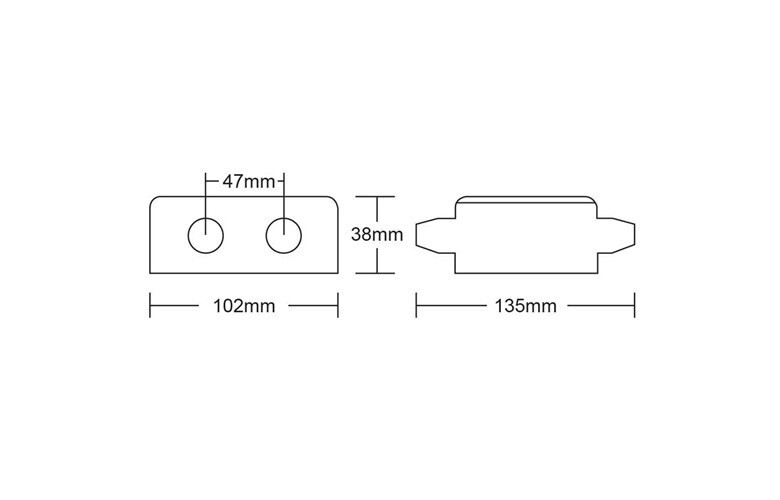 Narva 8-Way Waterproof Junction Box