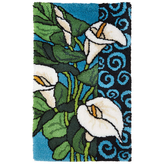 Herrschners Water Lilies Latch Hook Kit