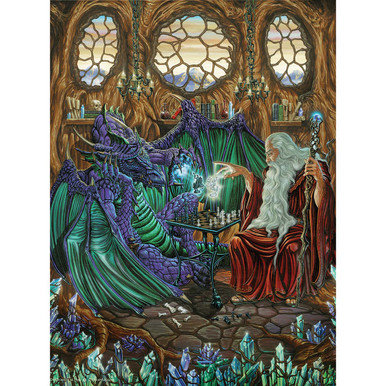 Puzzle Magic Old Friends at Play, 500 pc Jigsaw Puzzle