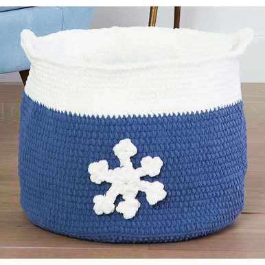 Snowflake Basket Crochet Pattern Download
