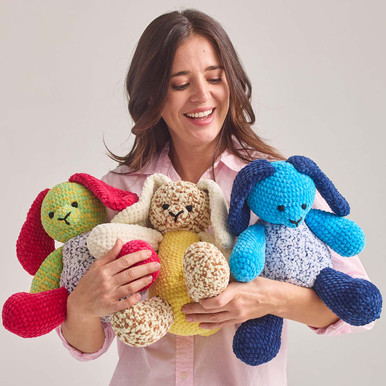 Premier Fruit Bunnies-Buy all 3 Crochet Kit