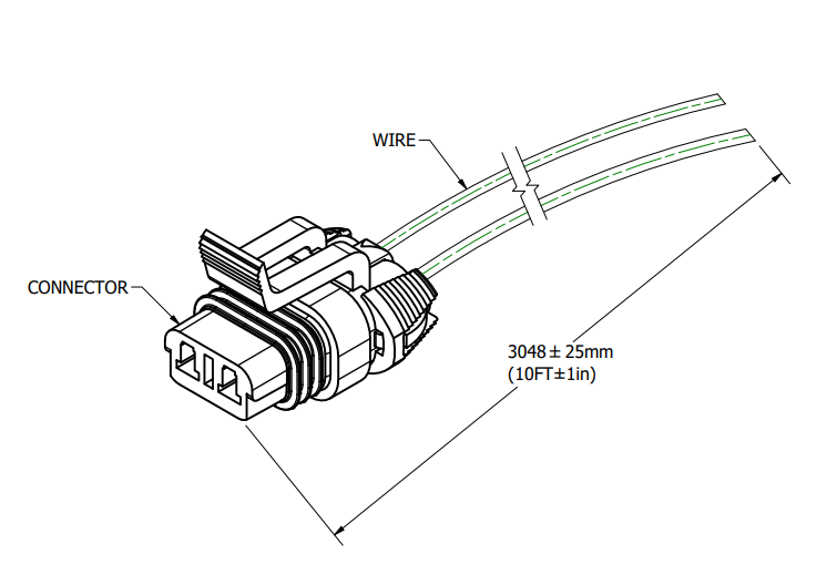 Chelsea 330037X Switch-Indicator Pigtail