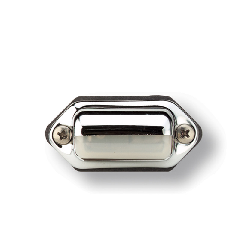 Grote 61501 Interior Light, Chrome, Hooded Guard, Utility