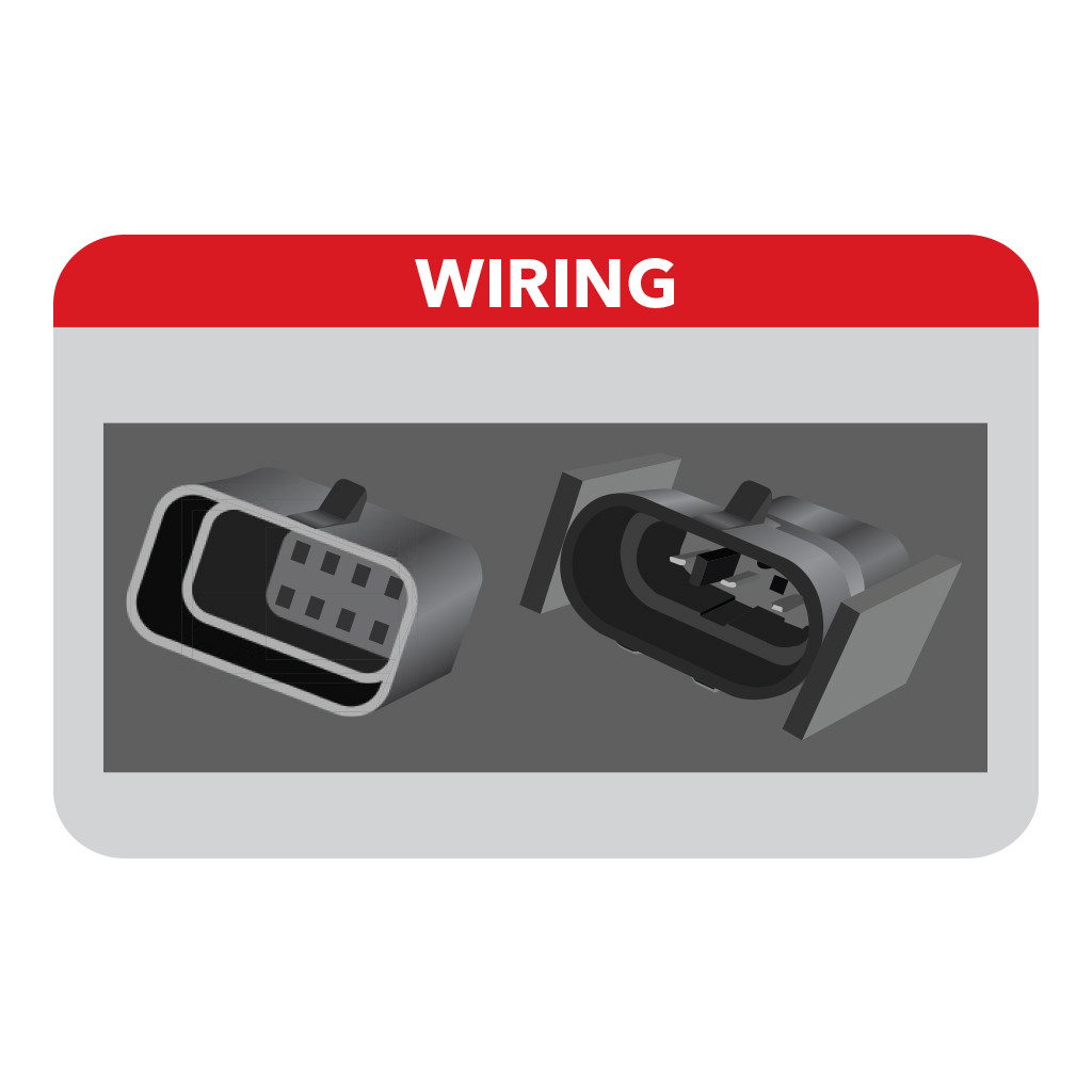 Trux TLED-H80 Black Freightliner M2 LED Reflector Headlight Assembly