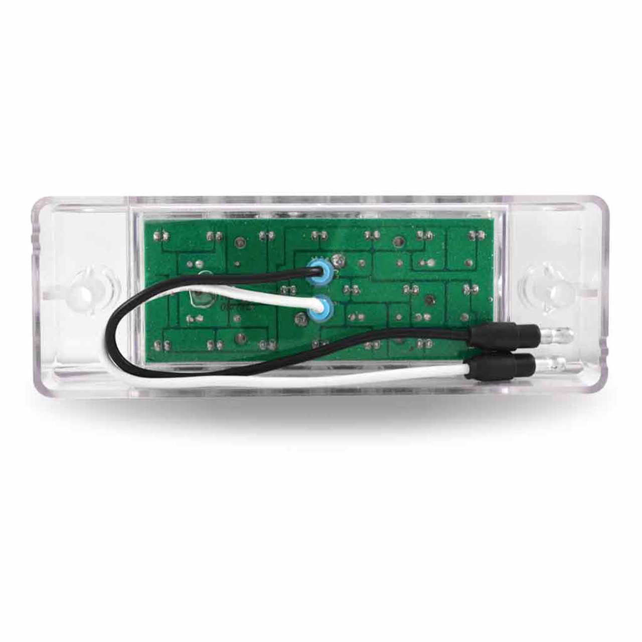 Trux TLED-2X6CR 2" X 6" Clear Red Marker Rectangular LED Light