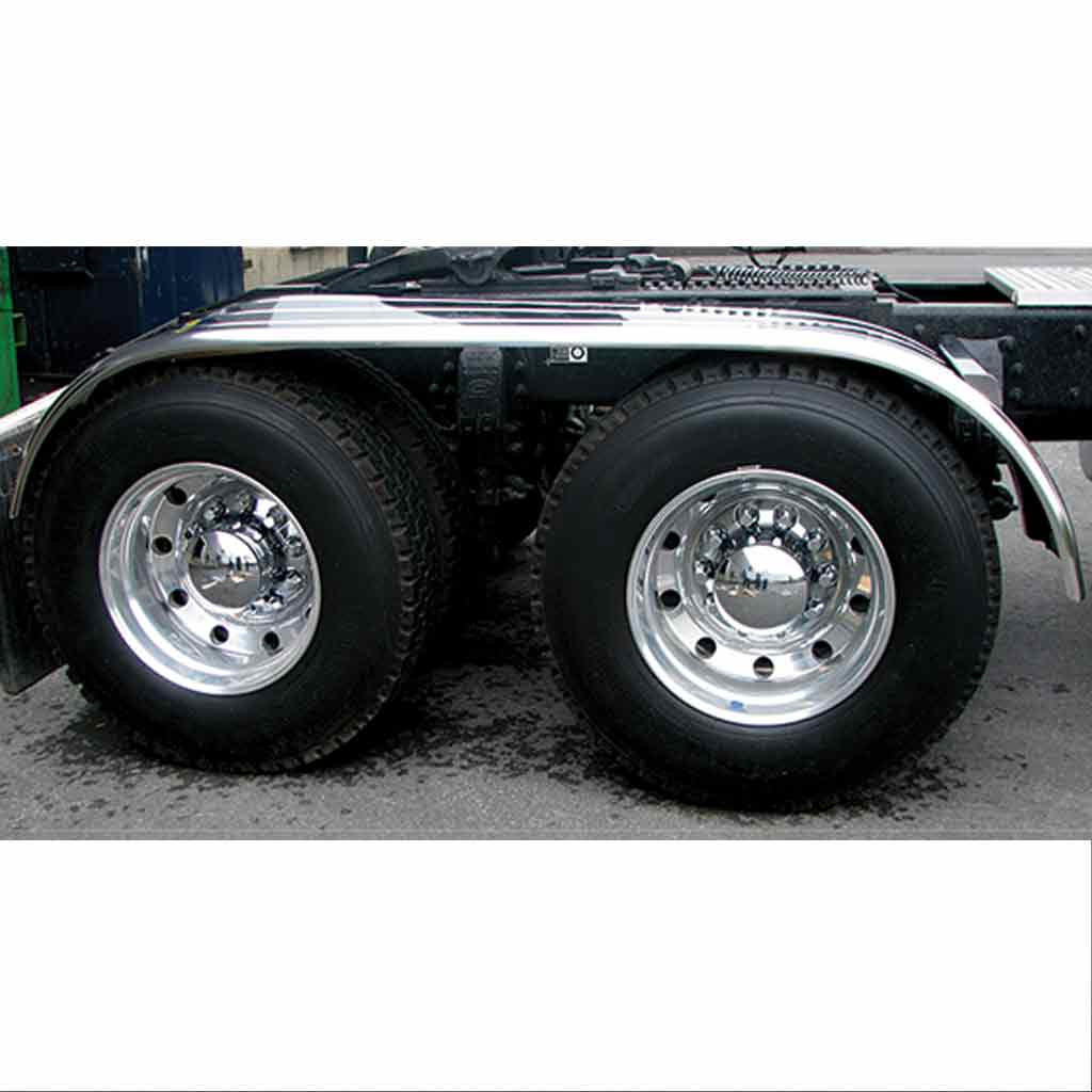 Trux TFEN-F17 120" Stainless Steel Full Fenders